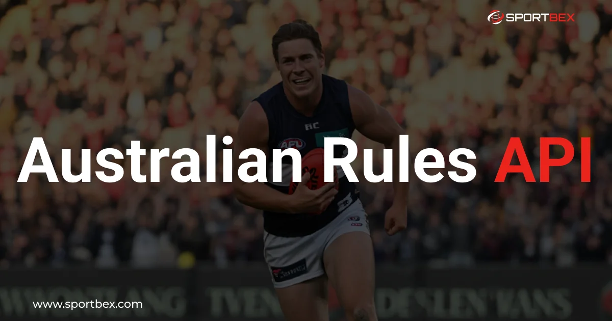 Australian Rules API for Real-Time Scores, Stats and Data